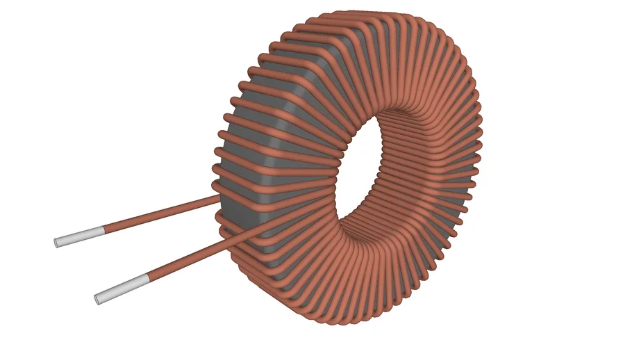 Toroidal Inductor Coil | 3D Warehouse