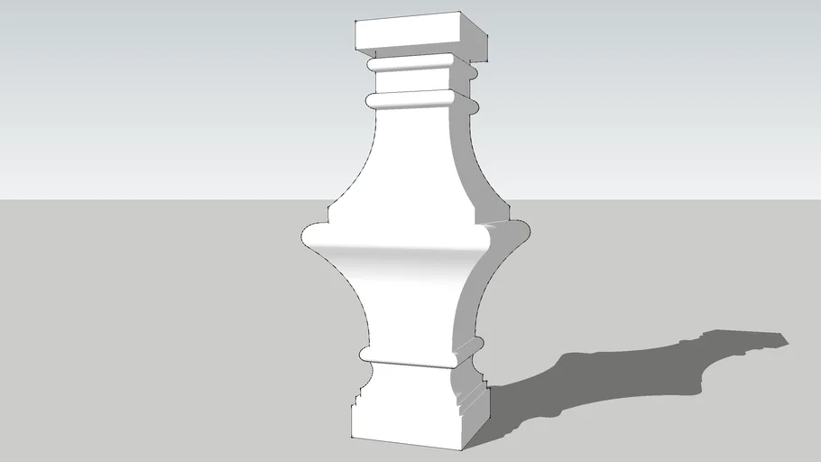 baluster 8 | 3D Warehouse