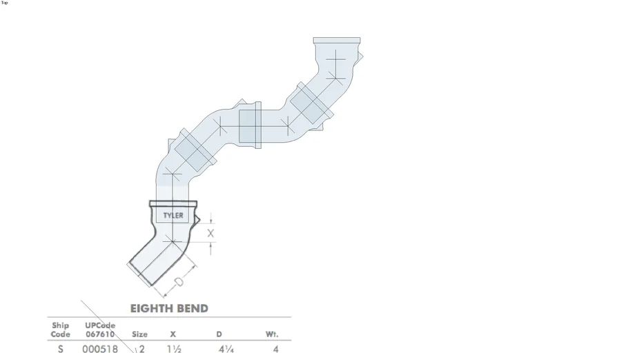 EIGHT BEND 3 - Tyler SV - 2D Model | 3D Warehouse