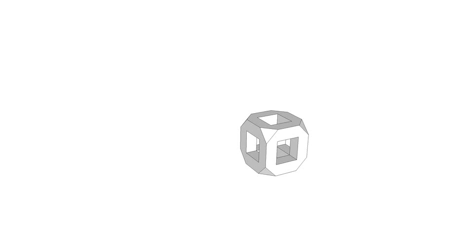 Cubo con huecos | 3D Warehouse