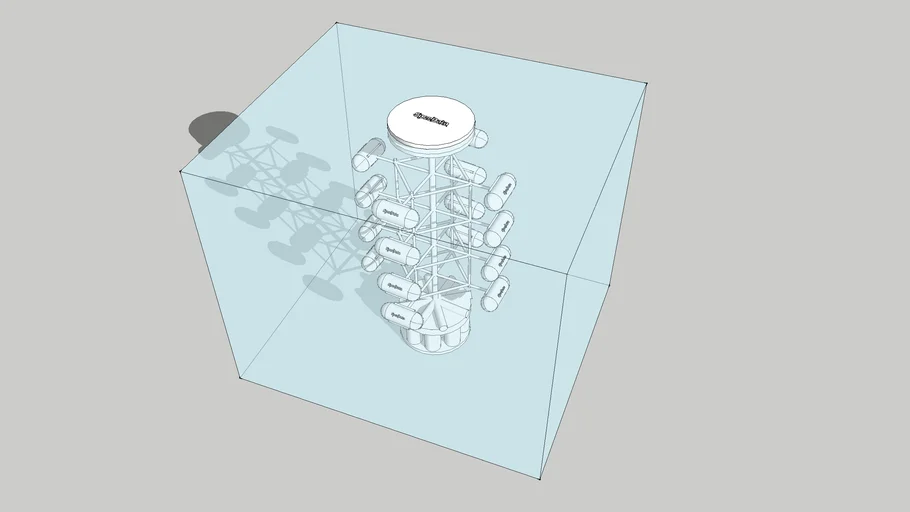 Modern underwater data center design 2. | 3D Warehouse
