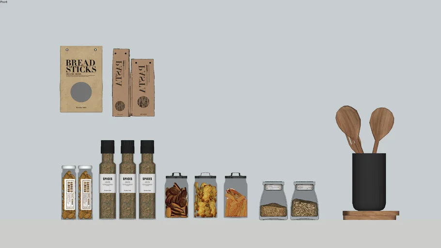 KITCHEN DEOCR 1 (CHATTELS DESIGN) | 3D Warehouse