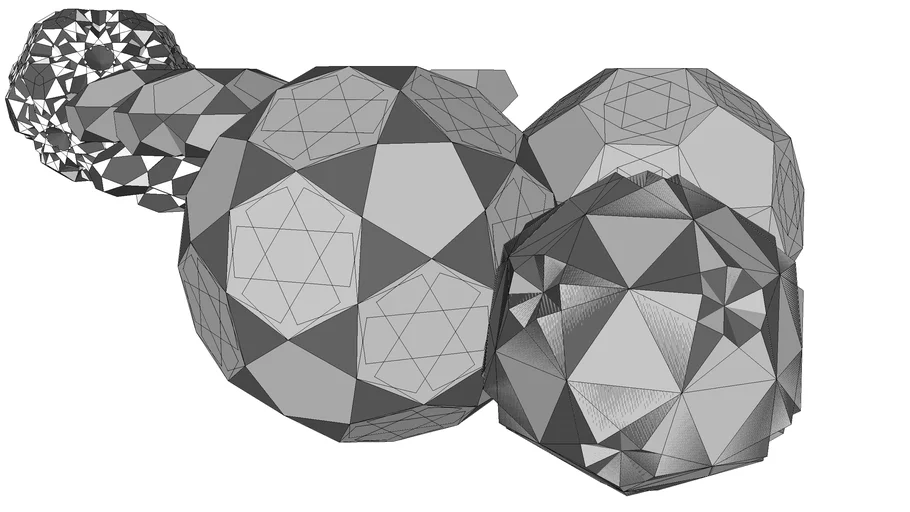 compound dodecahedron icosahedron | 3D Warehouse