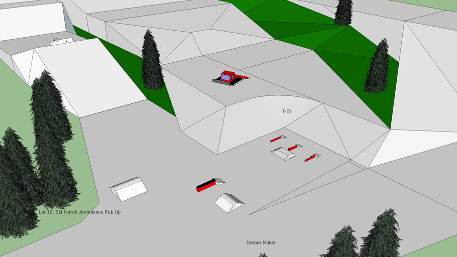 Sunday River Terrain Park Intersection | 3D Warehouse