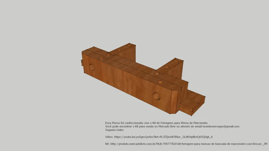 Morsa Moxon Portatil - Portable Moxon Vise | 3D Warehouse