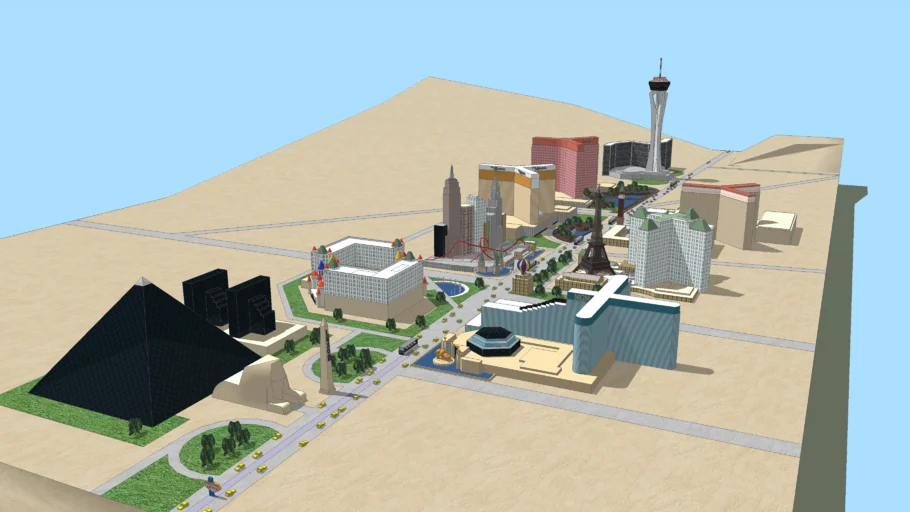 Las Vegas - The Strip - Really Detailled | 3D Warehouse