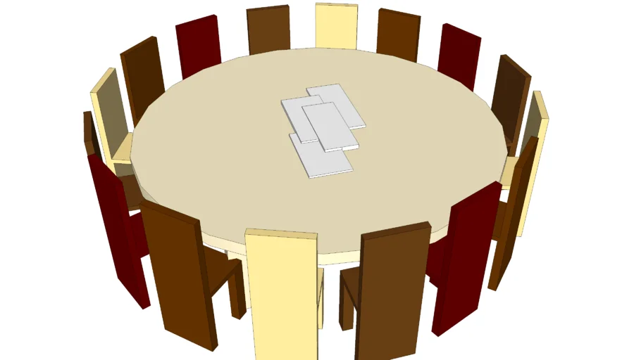 Round Table | 3D Warehouse