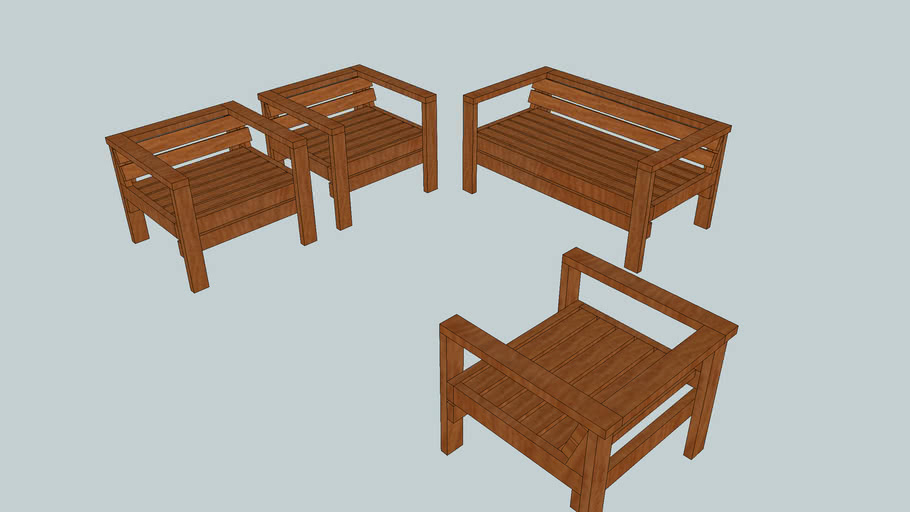 lounge set | 3D Warehouse