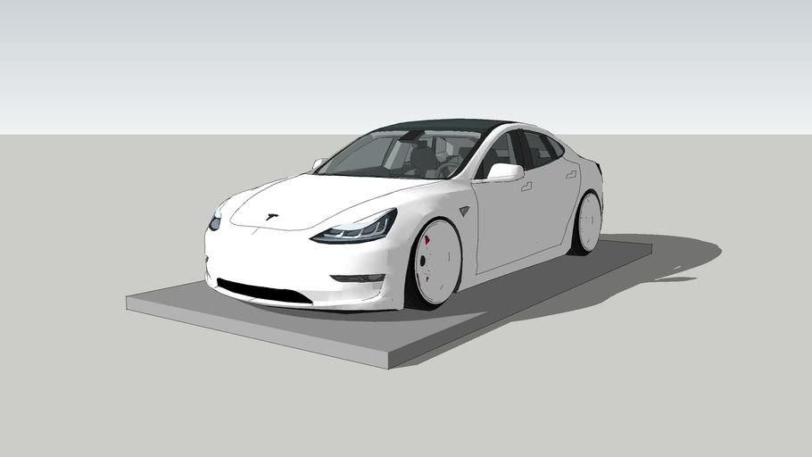 Tesla Model 3 - Stance | 3D Warehouse