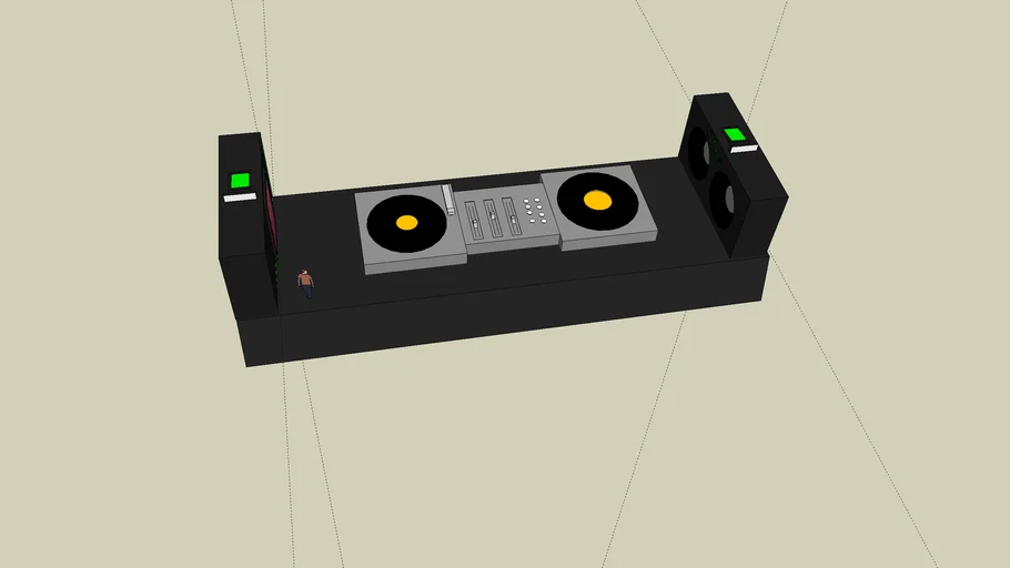 dj decks | 3D Warehouse