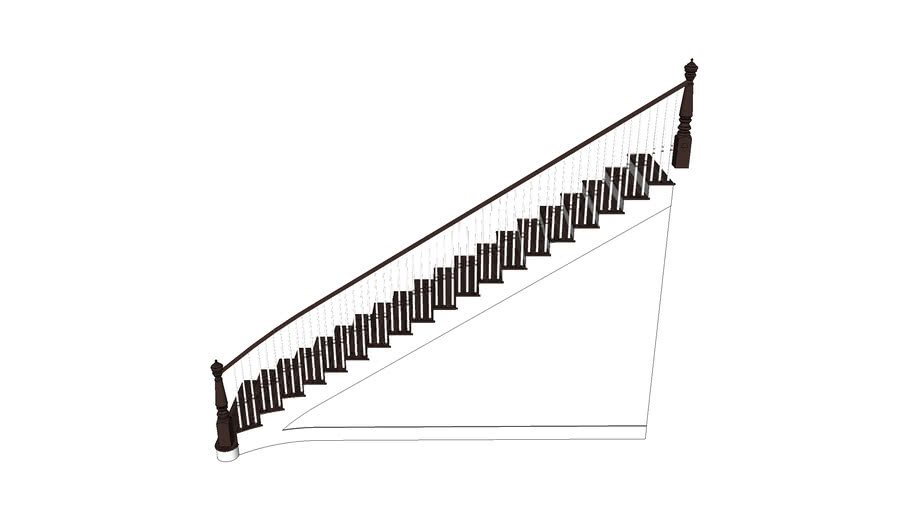 Curved Staircase | 3D Warehouse