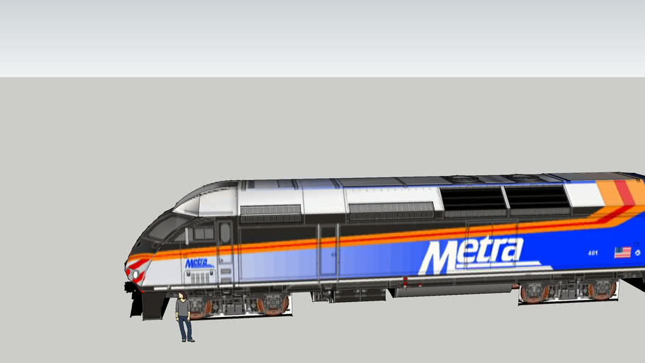 Metra Mp36 Locomotive | 3D Warehouse
