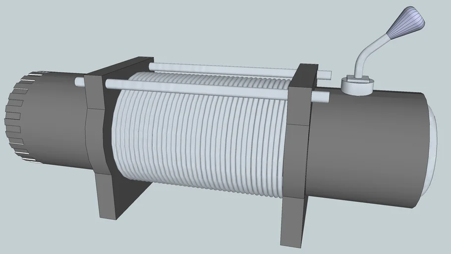 8000# Winch | 3D Warehouse