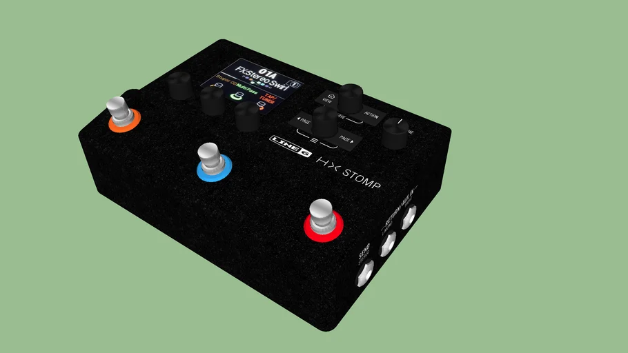 Line6 HX Stomp | 3D Warehouse