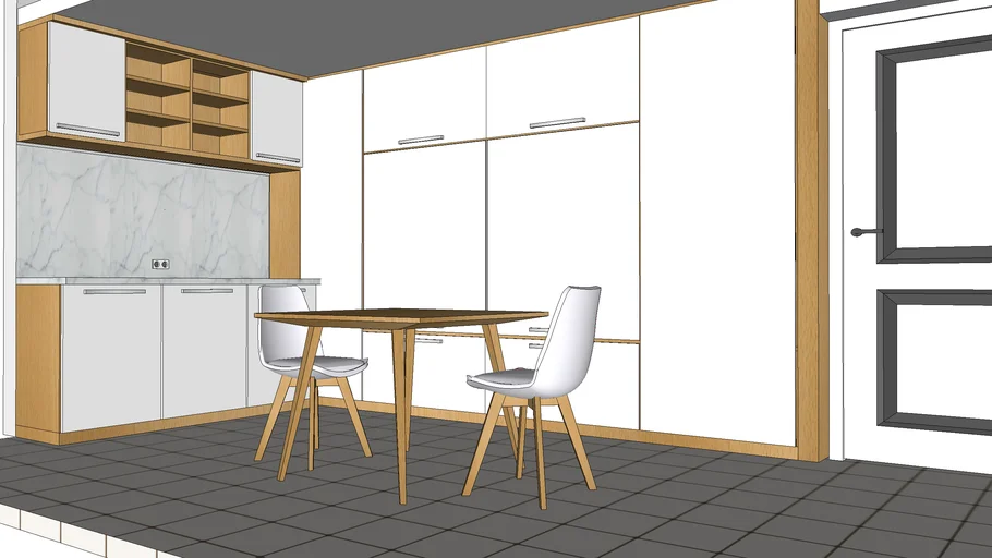 Modern Pantry & Devider | 3D Warehouse