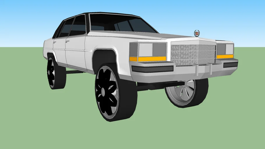 donks cadillac fleetwood | 3D Warehouse