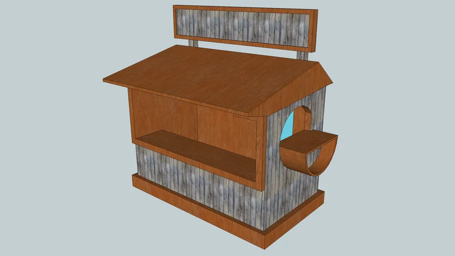 old wood mini store | 3D Warehouse