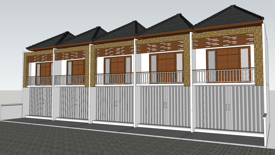 rumah ruko | 3D Warehouse