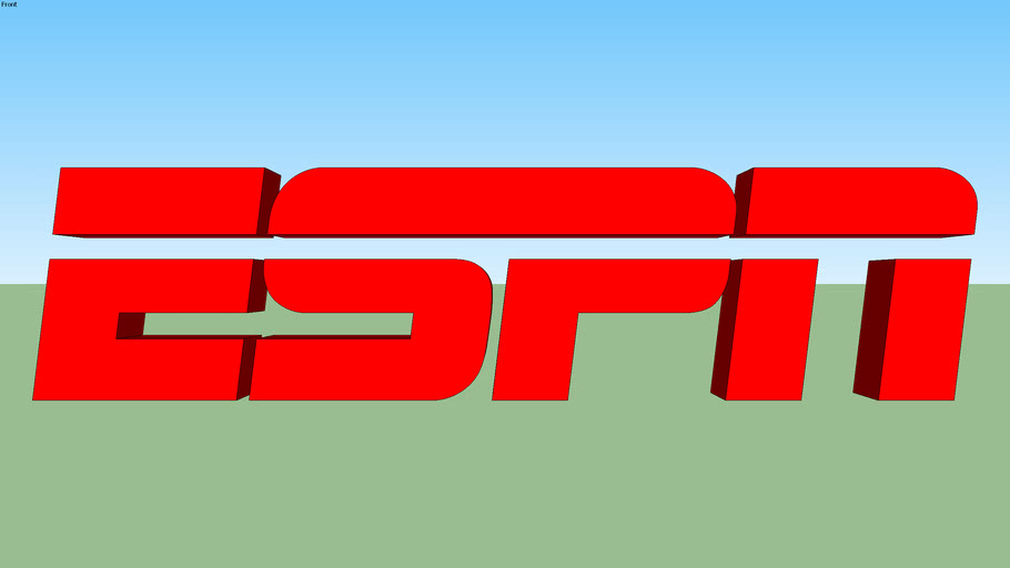 ESPN logo | 3D Warehouse