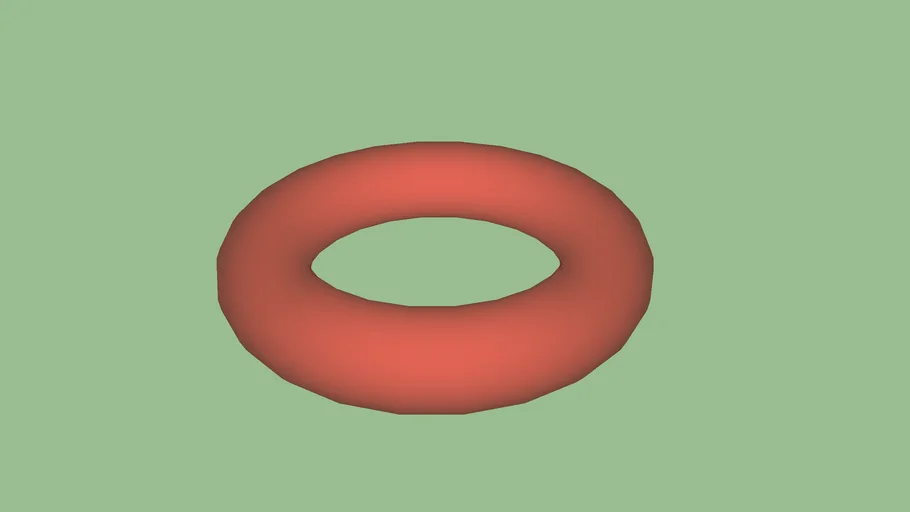 red raft ring | 3D Warehouse