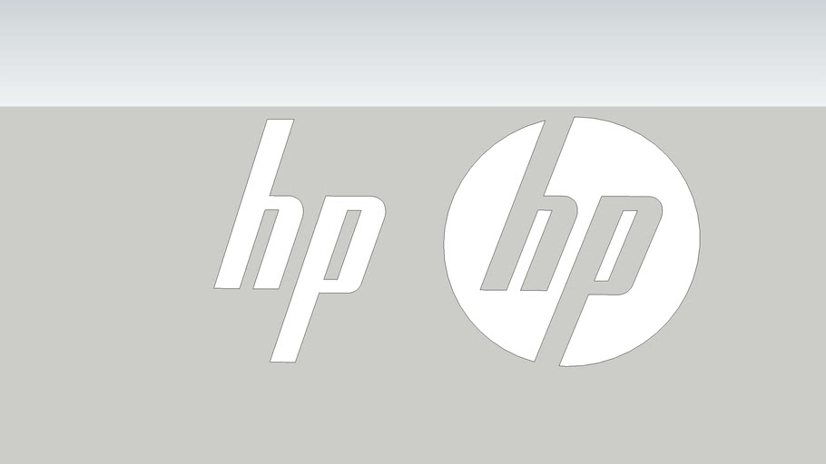 HP logo | 3D Warehouse
