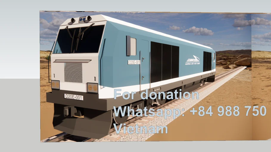 D20E Locomotive Siemens AG, Munich, Germany | 3D Warehouse