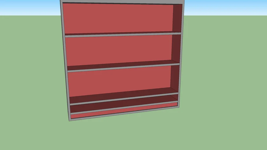 Bookshelf GHS Media Center | 3D Warehouse
