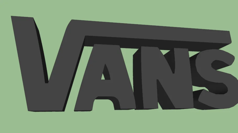 3D Vans Logo | 3D Warehouse