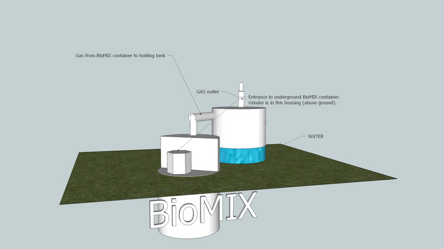 Biogas Digester (in ground) | 3D Warehouse