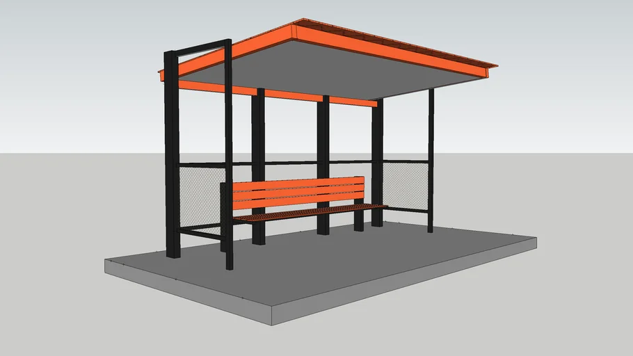 Bus Shelter | 3D Warehouse