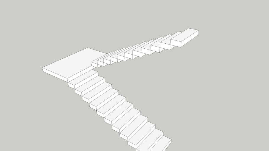 Simple stairs | 3D Warehouse