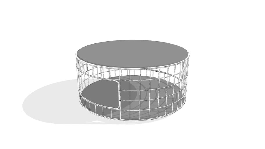 Wireframe Coffee Table by Gus* Modern | 3D Warehouse