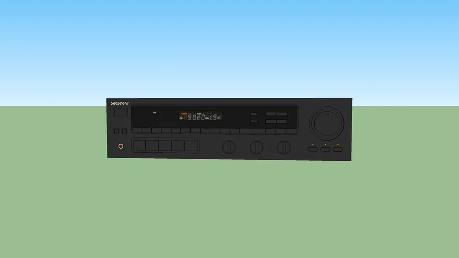 Sony STR-AV370 (A/V stereo receiver) | 3D Warehouse