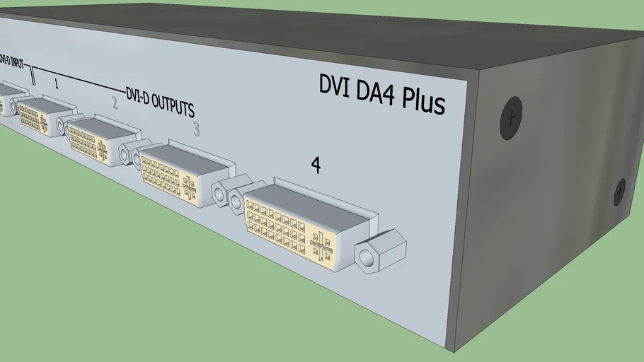 Extron DVI DA4 Plus | 3D Warehouse