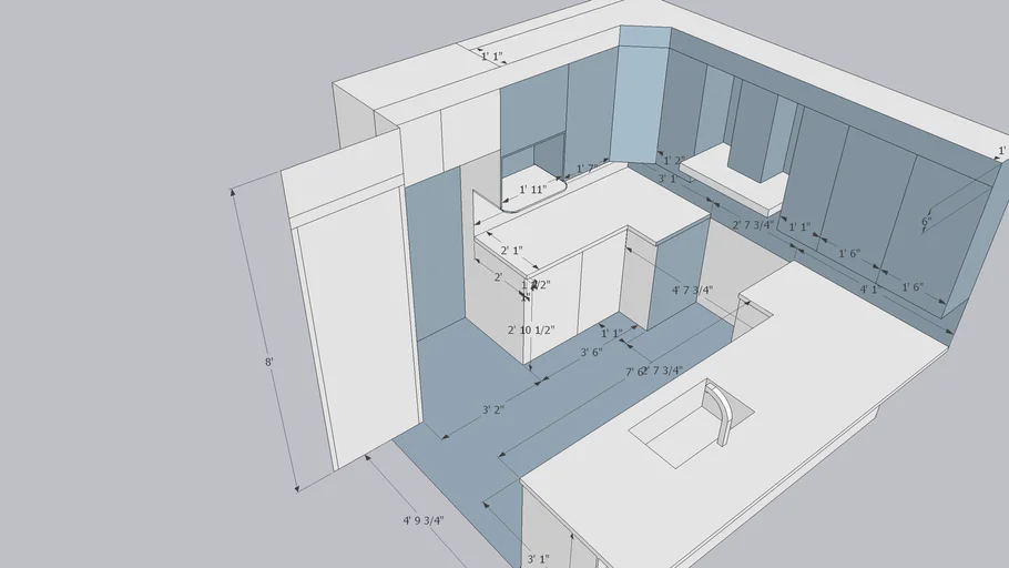 DB Kitchen Revised | 3D Warehouse