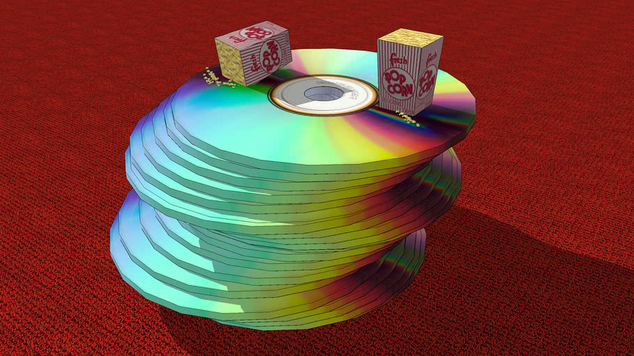 coffee table-shaped CD | 3D Warehouse