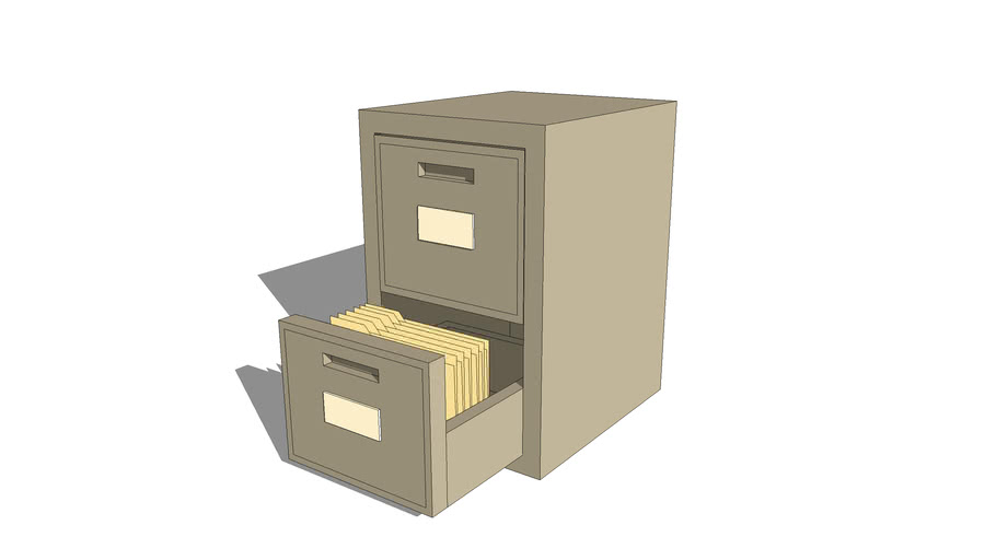 file cabinet | 3D Warehouse