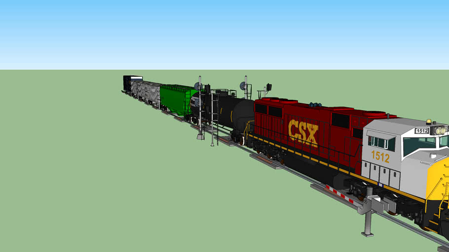 csx train | 3D Warehouse