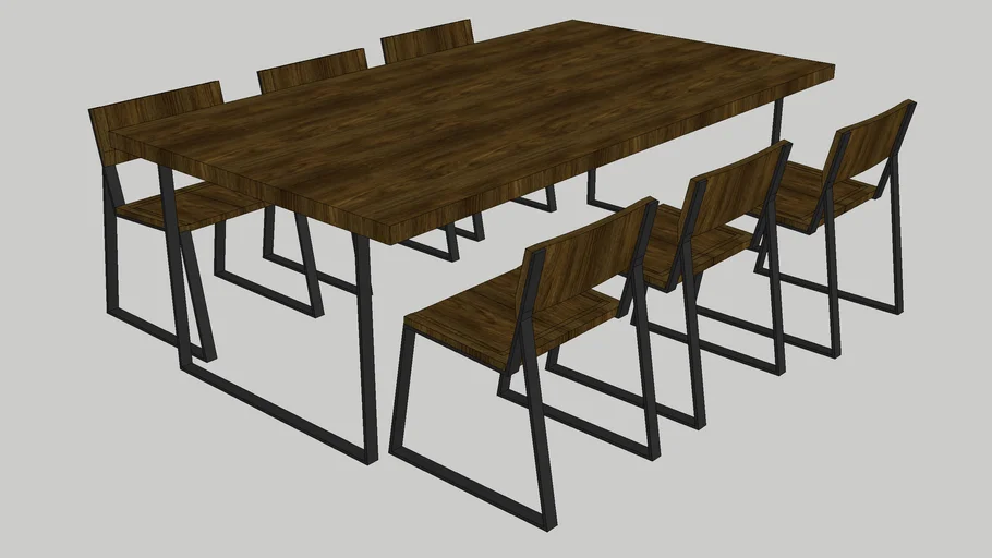 DINNER TABLE | 3D Warehouse