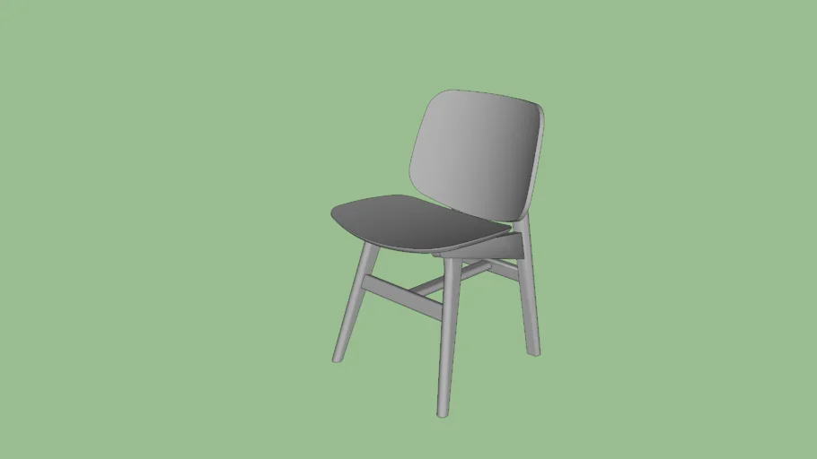 Bennett Chair, Wood Seat and Back | 3D Warehouse