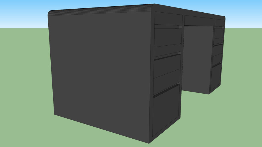 Oak Desk | 3D Warehouse