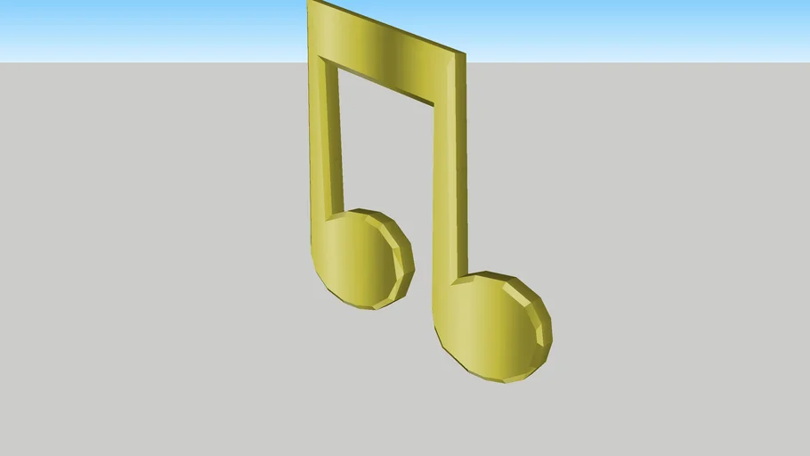 Musical Note | 3D Warehouse