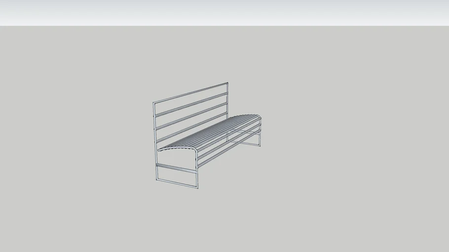 Seating bench | 3D Warehouse