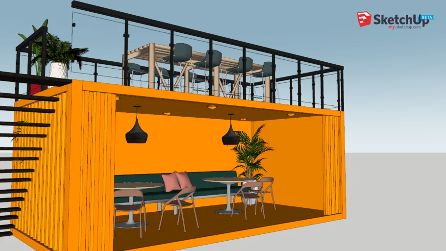 Modern Breakout Space | 3D Warehouse