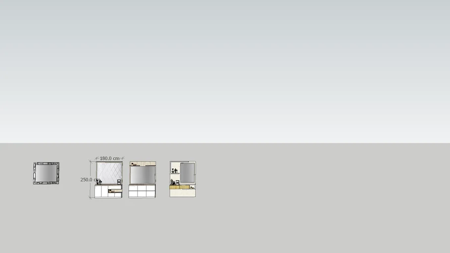 entrance cabinet entryway | 3D Warehouse