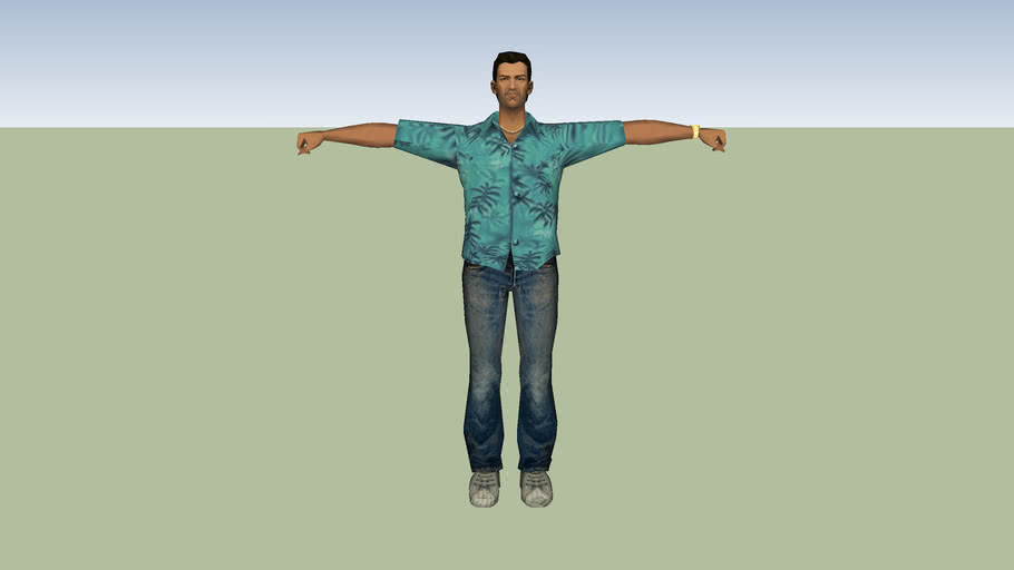 Tommy Vercetti Improved High Poly Model | 3D Warehouse