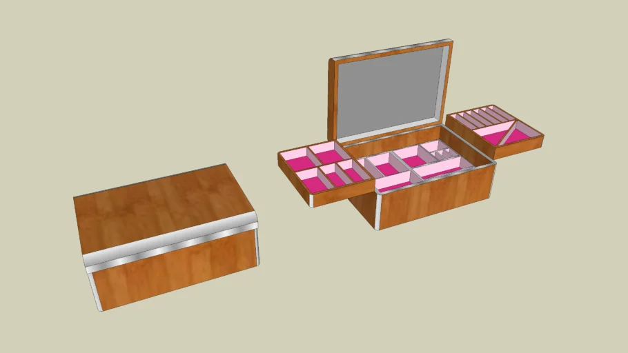 Make Up Accessory Box | 3D Warehouse