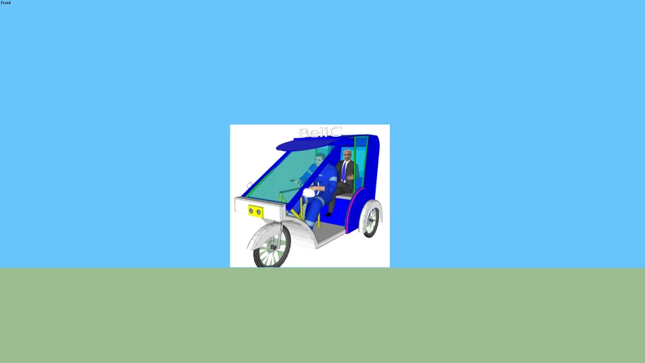 bentor Hibrid (becak Motor ) | 3D Warehouse