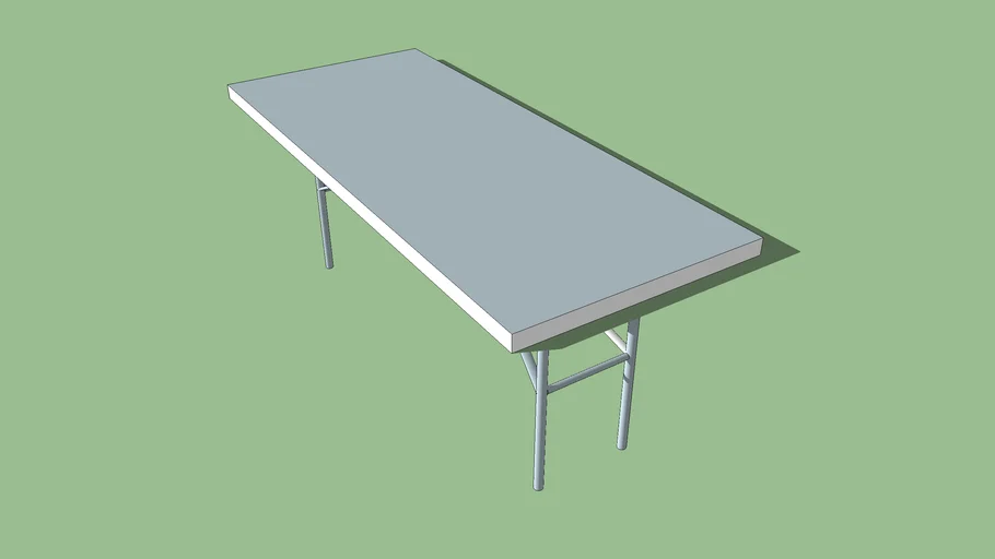 CLASSROOM ID BOCES 6 ft fold up table v2 | 3D Warehouse