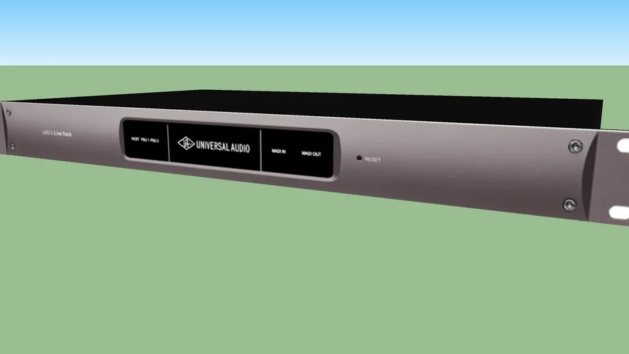 Universal Audio - UAD-2 Live Rack | 3D Warehouse